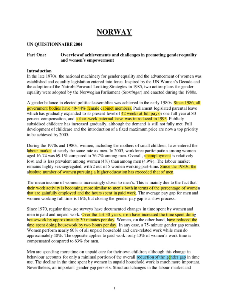 NORWAY English | PDF