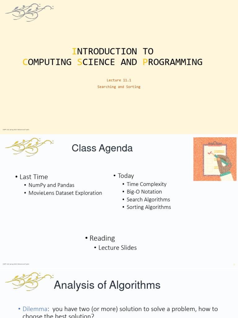 Lecture11.1 After Large | PDF | Time Complexity | Algorithms