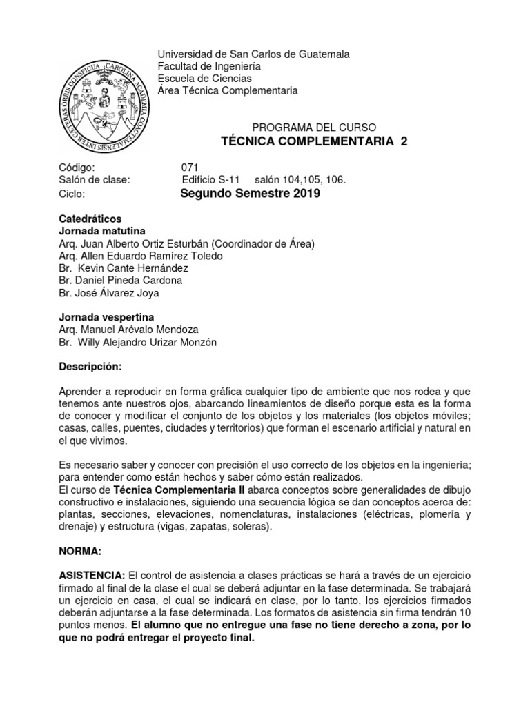 Tecnica - Complementaria 2 | PDF