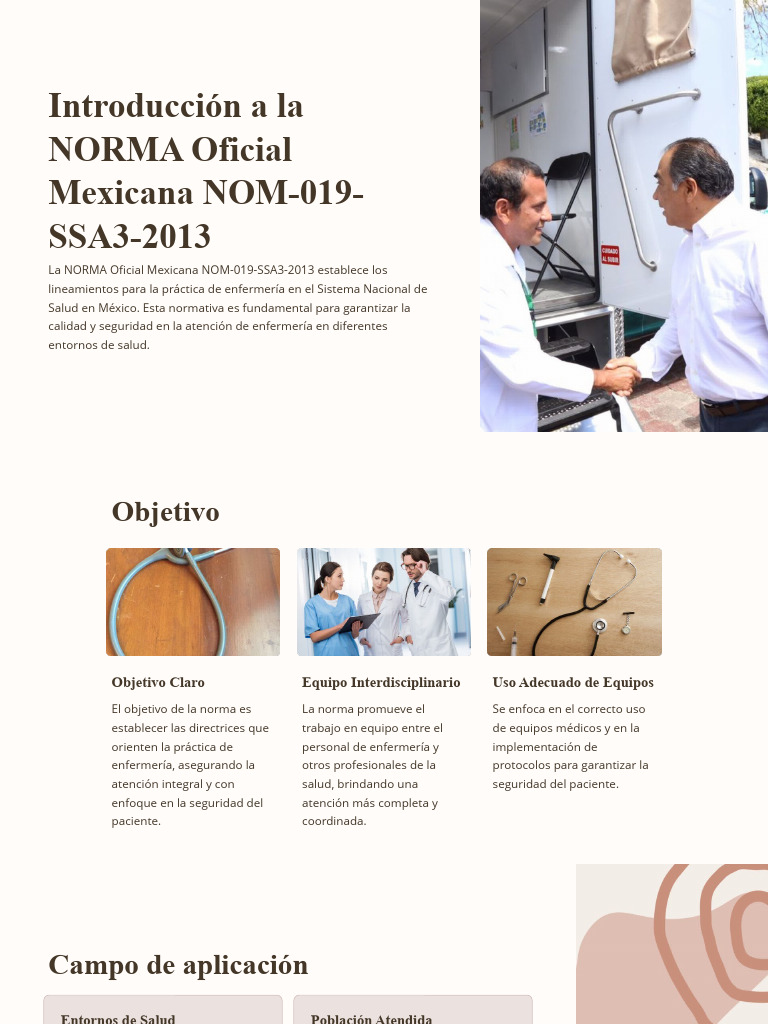 Introduccion A La NORMA Oficial Mexicana NOM 019 SSA3 2013 | Descargar gratis PDF | Enfermería ...