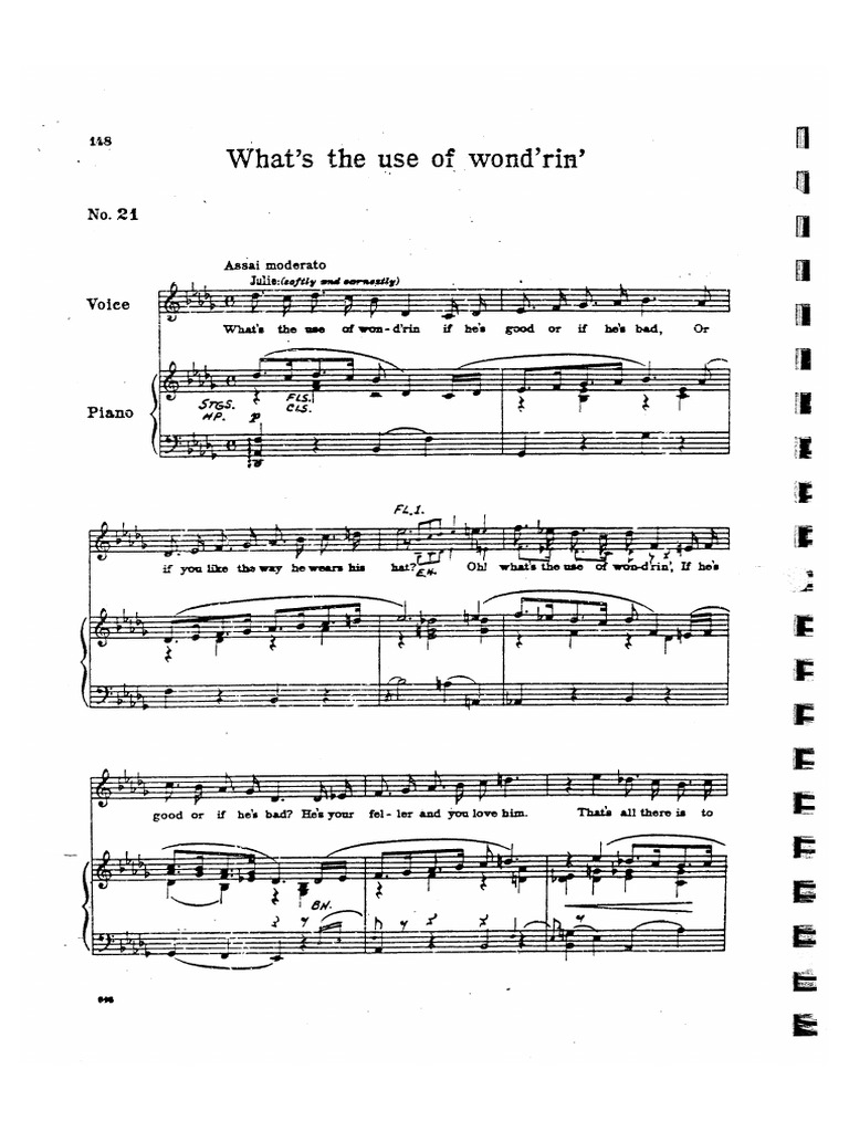 Whats The Use of Wonderin' | PDF