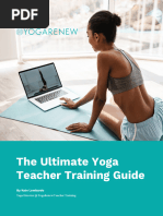 YogaRenew Vinyasa Sequencing Guide | PDF | Yoga | Physical Exercise