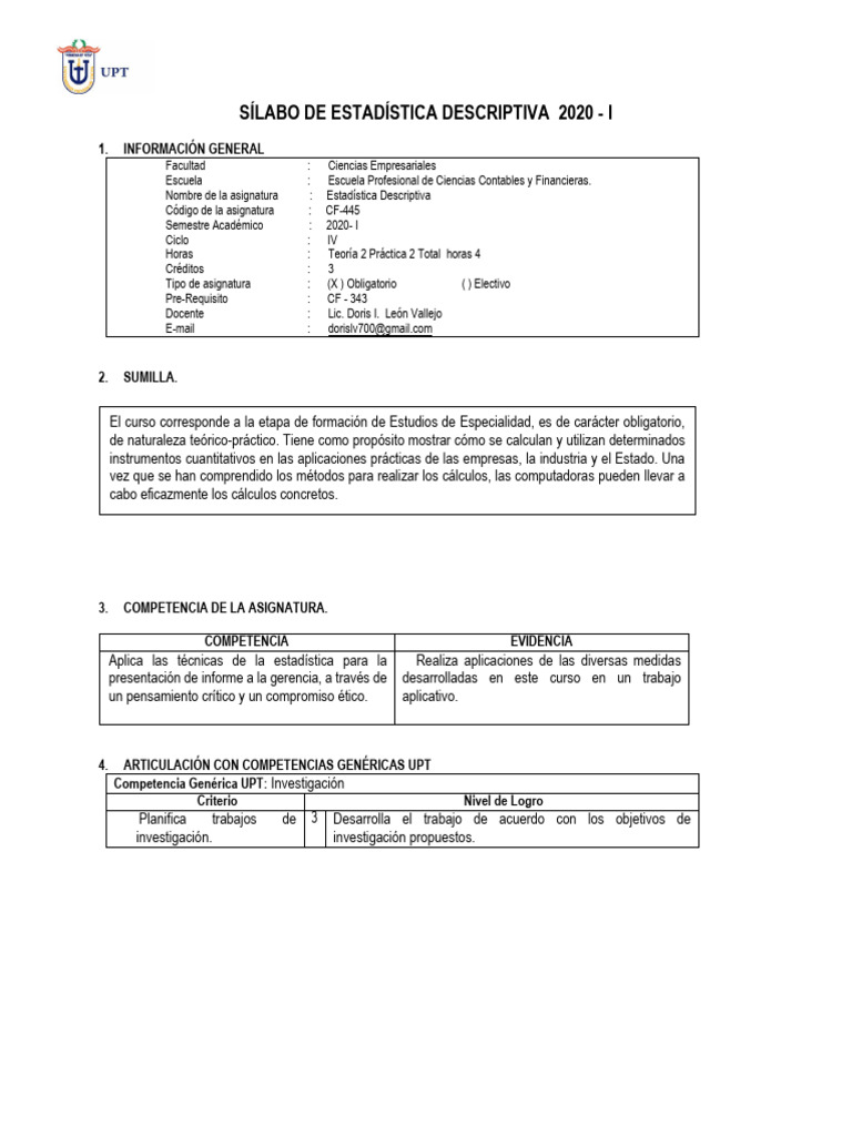 CF-445 Estadistica Descriptiva A-1 | PDF | Crecimiento personal y profesional | Negocios