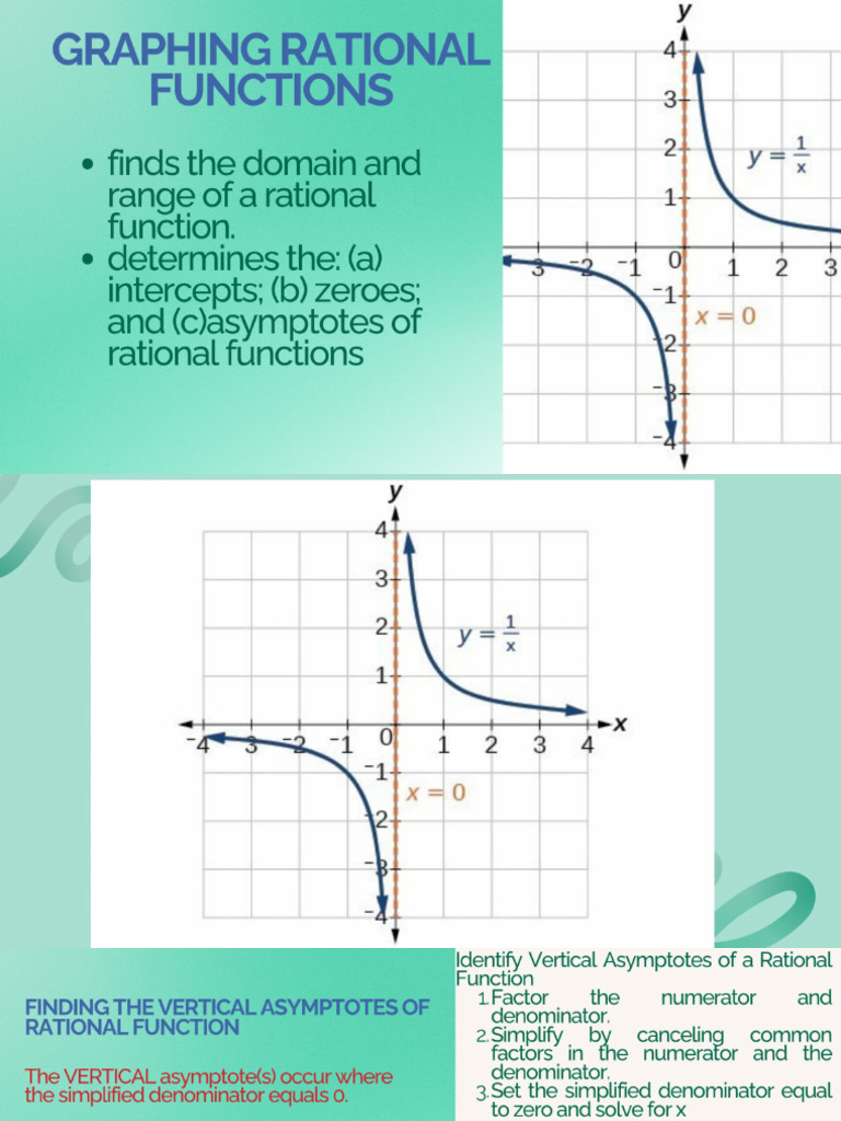 Rational Function Vertical And Horizontal Asymptote Download Free Pdf