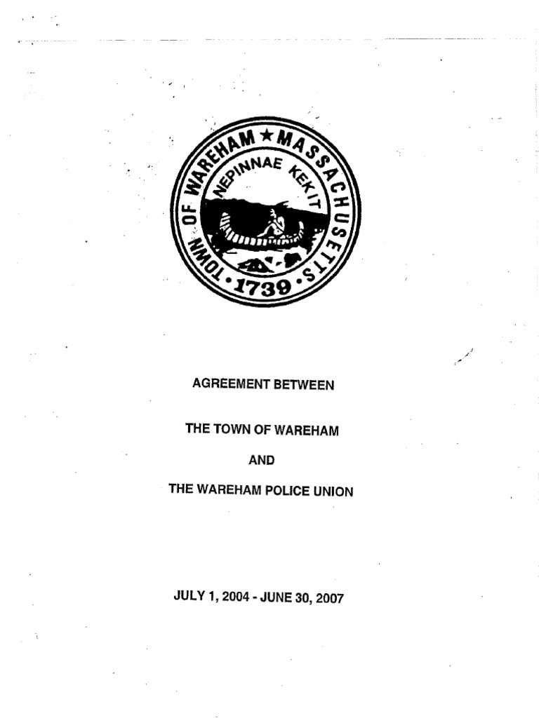 Police Union Agreement 7 | PDF