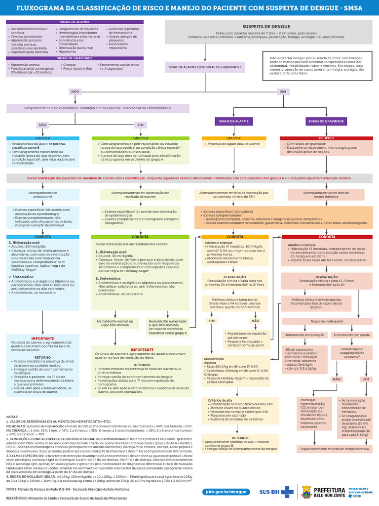 Fluxograma Manejo Dengue 2023 | PDF | Dor | Medicina Clínica