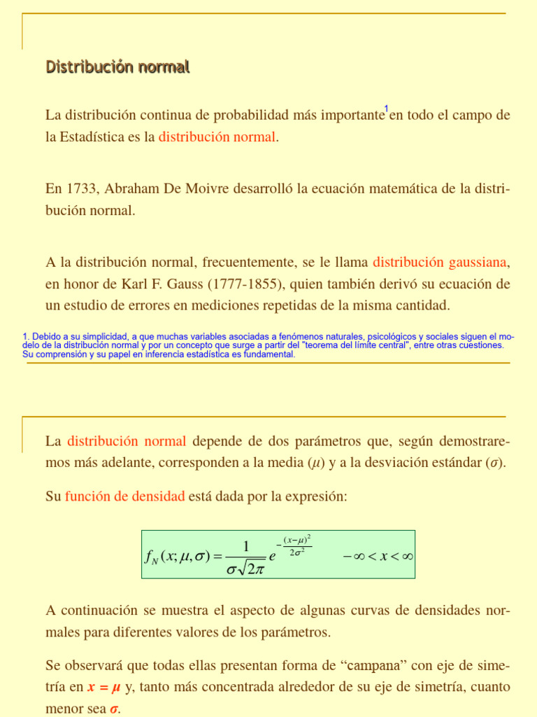 D Distrib Normal FGM Media Varianza | PDF | Distribución normal | Objetos matemáticos