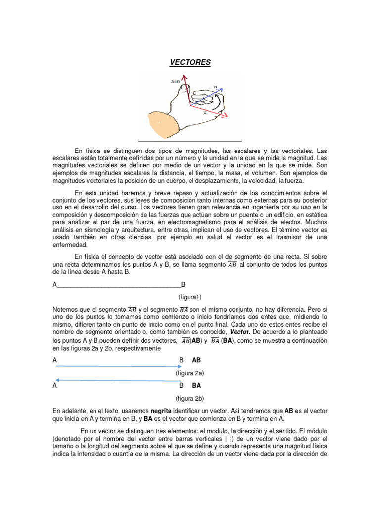 Vector Es | PDF | Vector Euclidiano | Sistema coordinado