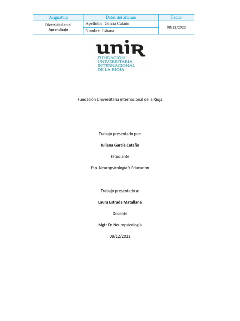 Activida 11 Dic. | PDF | Educación de la primera infancia | Aprendizaje