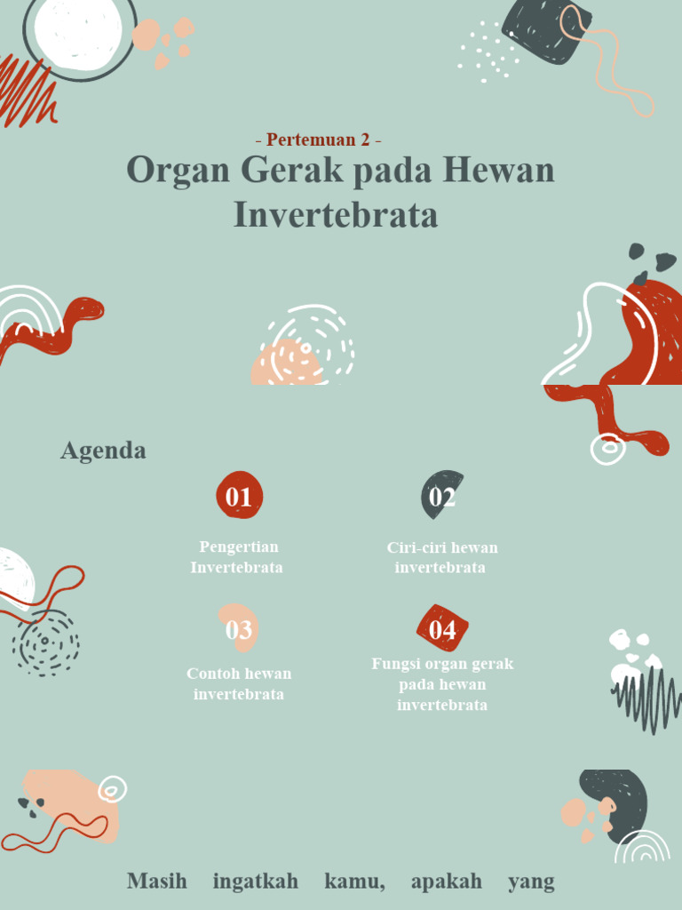 Organ Gerak Pada Hewan - Invertebrata | PDF