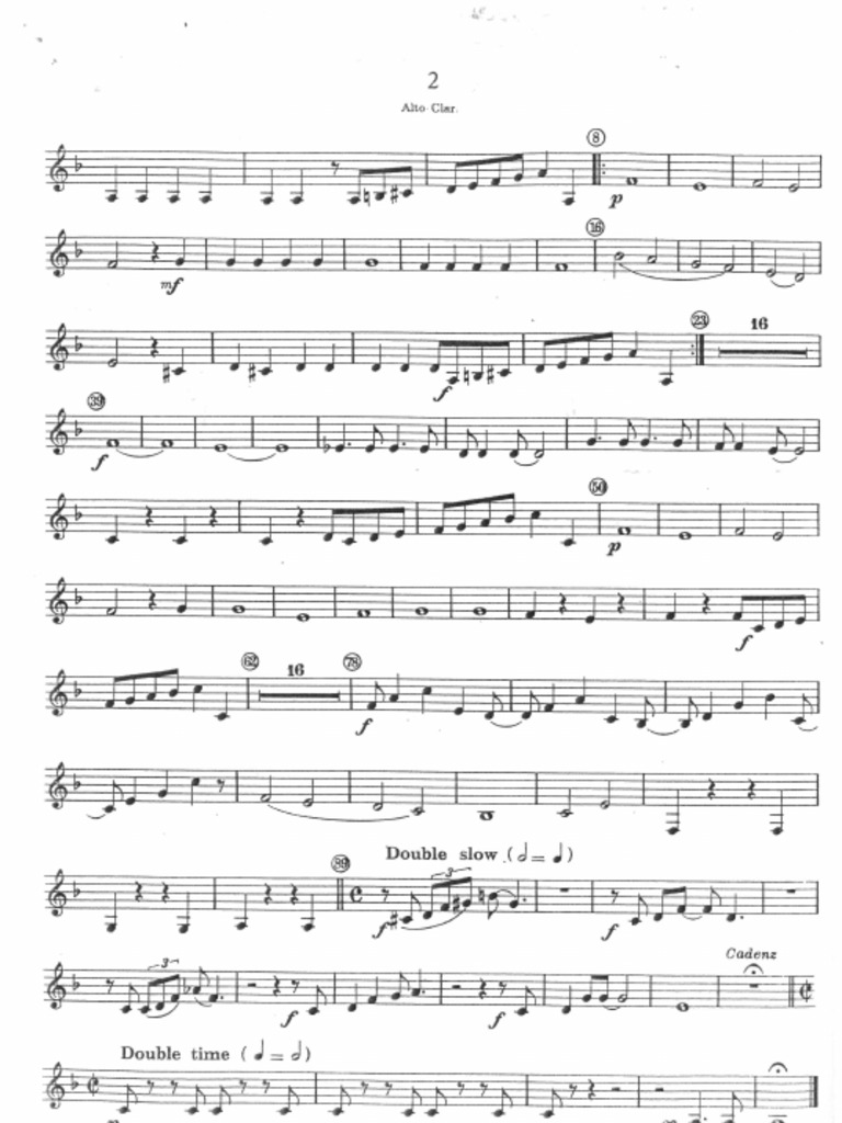 Treble Alto CL 2 | PDF