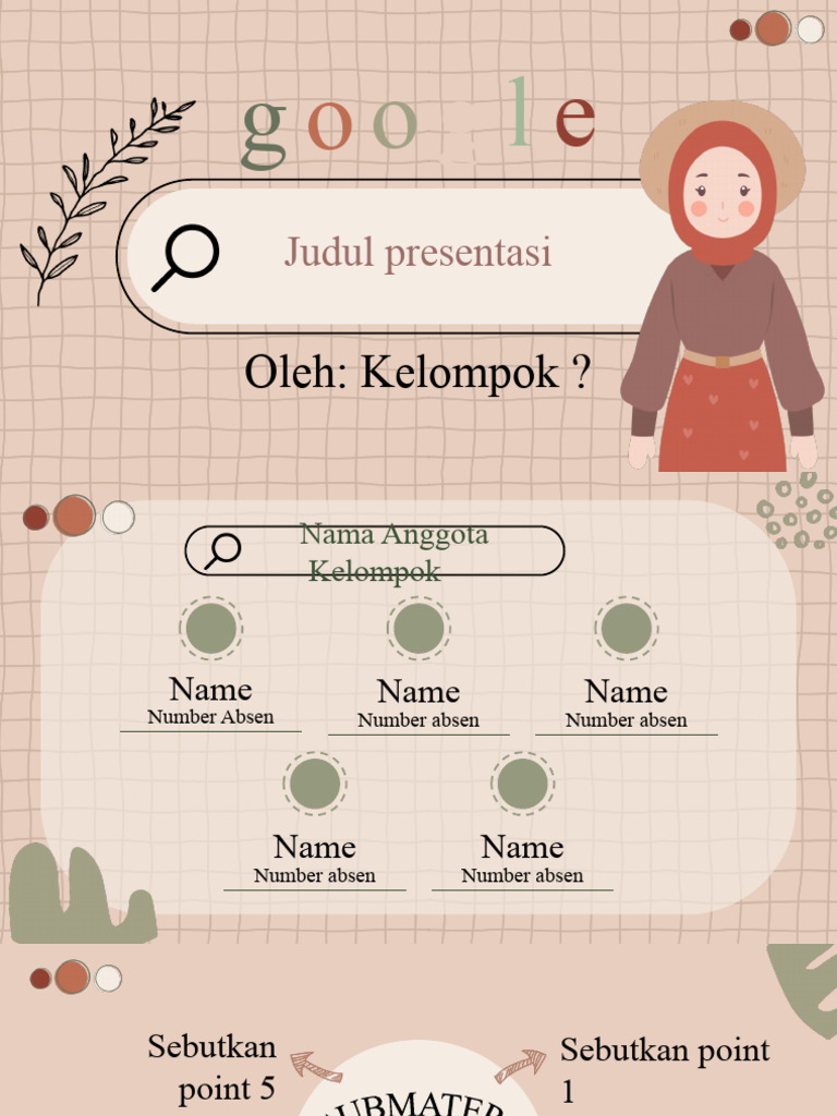 Template PPT Hijab Fashion Theme | PDF