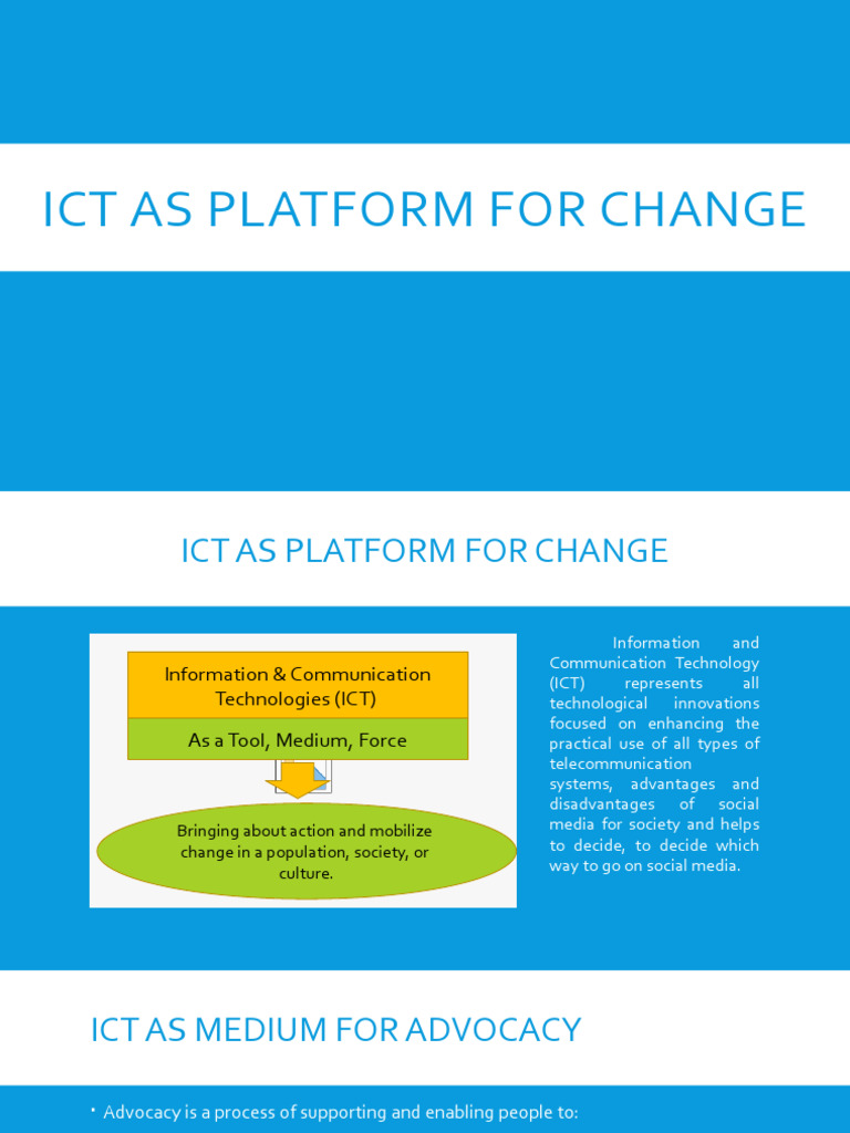 emtech-q2-l2-ICT-as-Platform-for-Change | PDF | Social Media | Popular ...