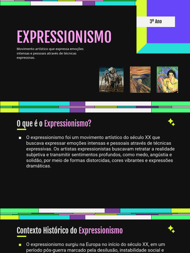 Expressionismo 2 | PDF | Expressionismo | Movimentos artísticos