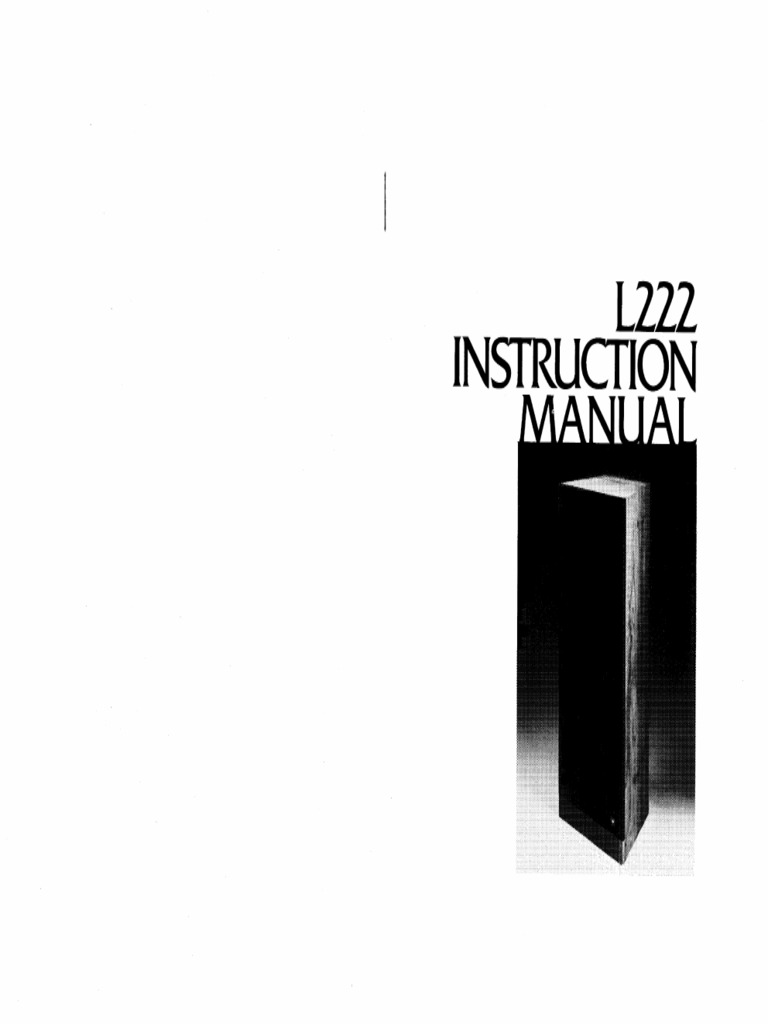 JBL L222 Disco | PDF