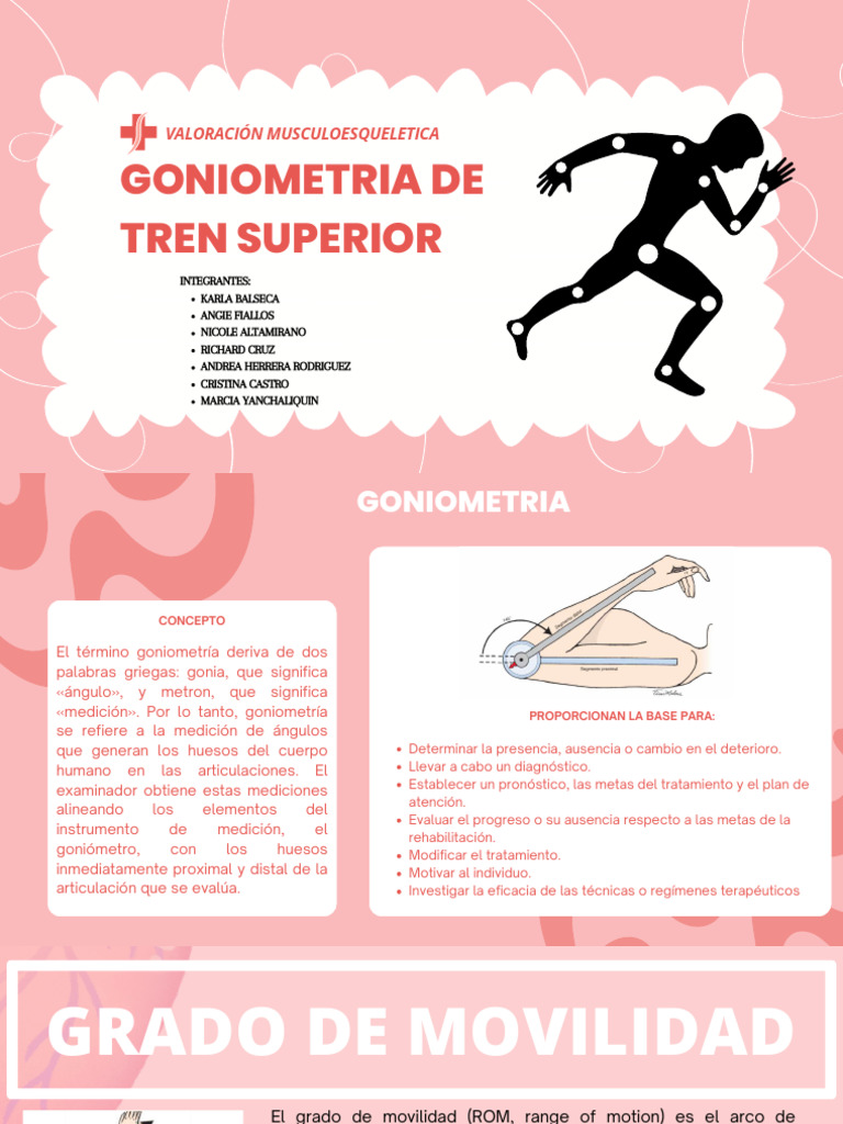 Goniometria Tren Superior - Compressed | PDF | Codo | Hombro