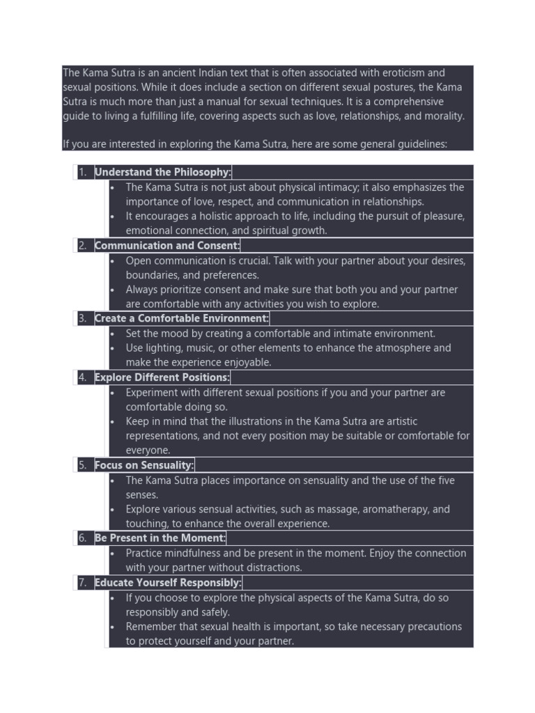 The Kama Sutra | PDF | Kama | Kama Sutra