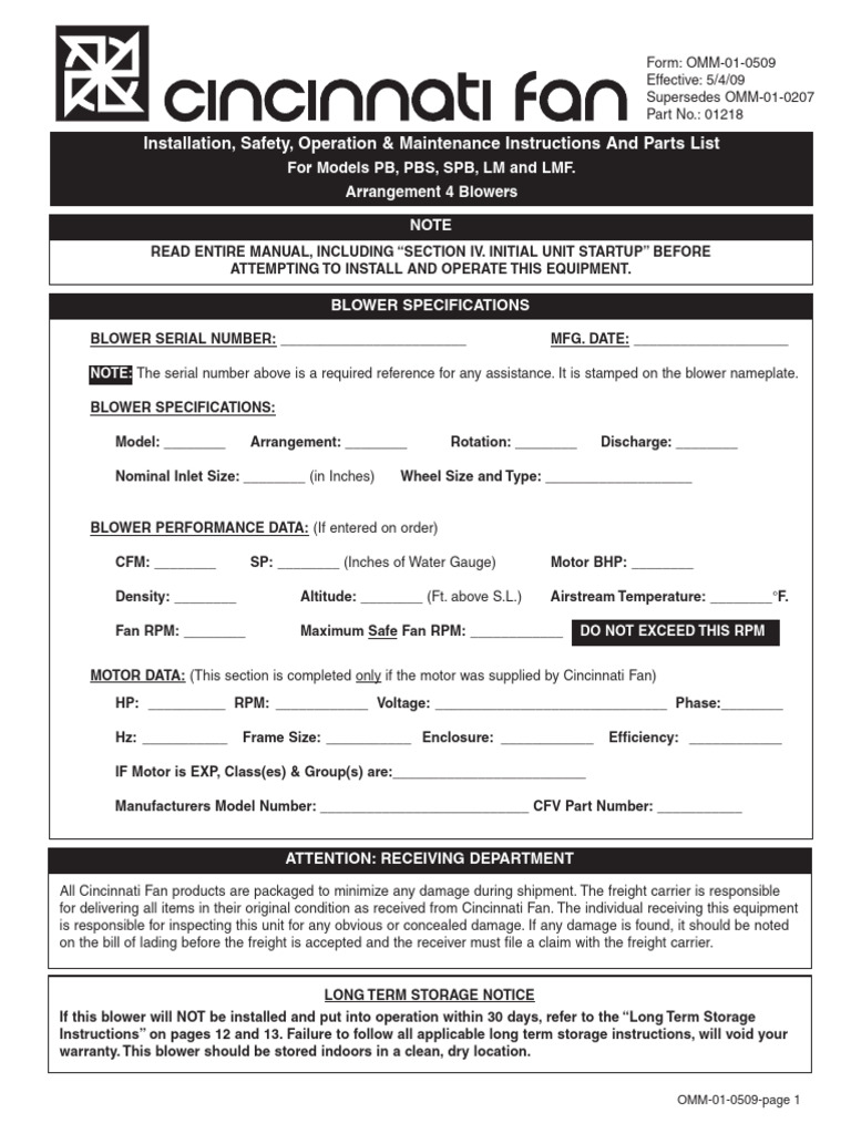 Omm 01 0207 - Layout 1 | PDF | Electric Motor | Bearing (Mechanical)