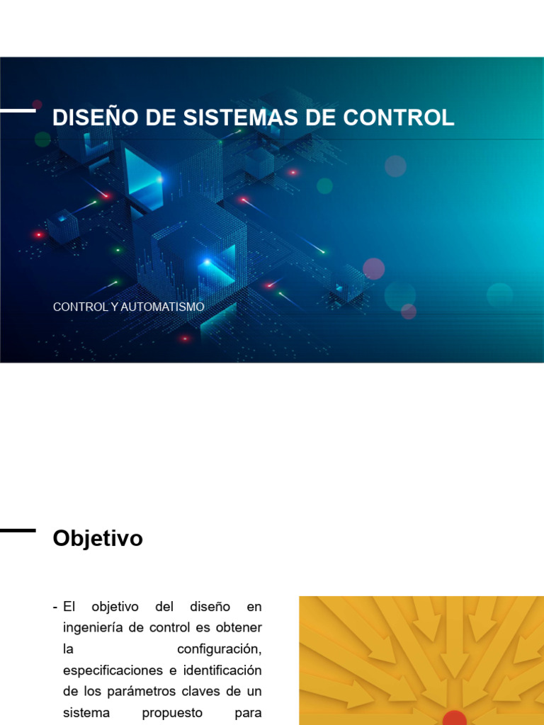 Clase 6 Diseño de Un Sistema de Control | PDF | Diseño | Sistema de control