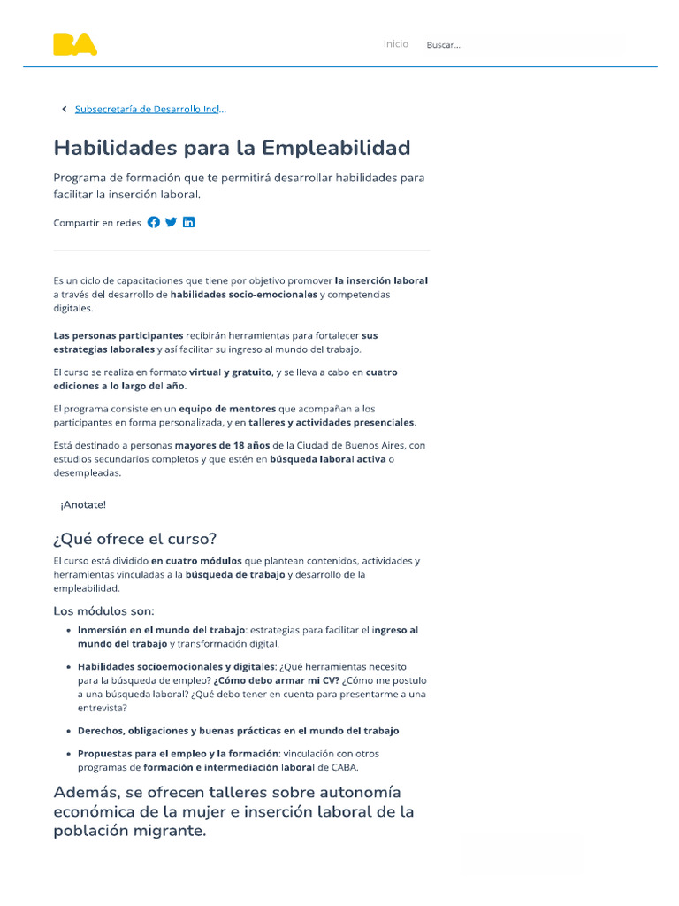 Habilidades para La Empleabilidad | PDF