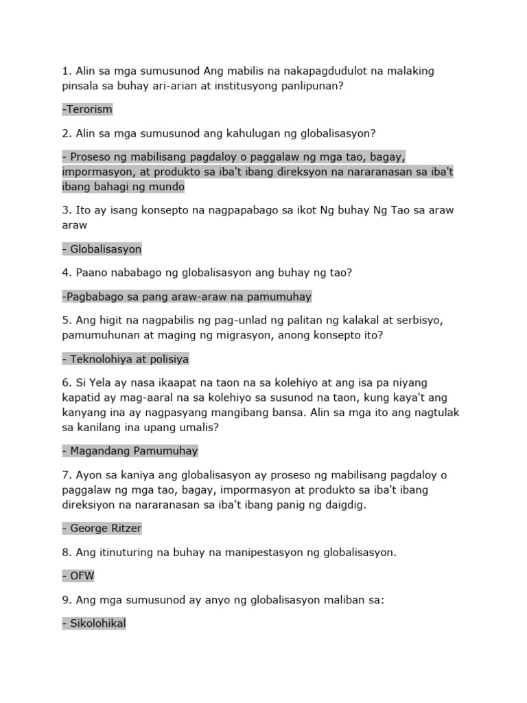 Ap 2nd Quarter | PDF