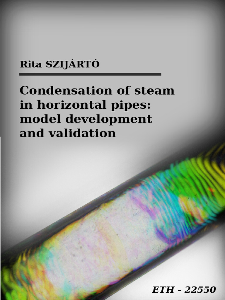 Steam Condensation Models | PDF | Turbulence | Fluid Dynamics