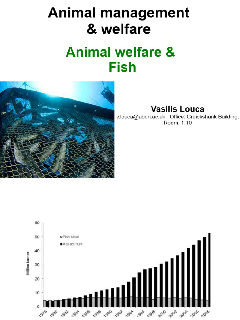 Lecture - Fish in Captivity - Slides | PDF | Animal Welfare | Aquaculture