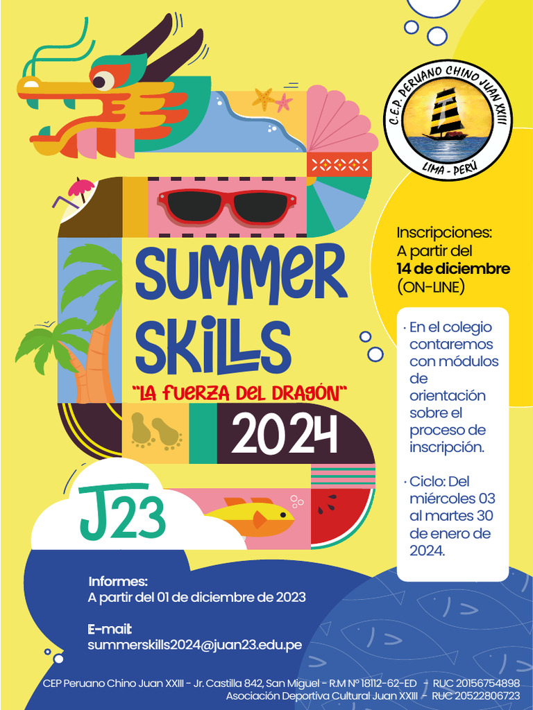 Summer Skills 2024 | PDF