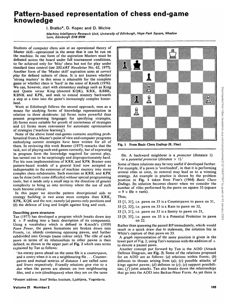 Chess End Game Pattern | PDF | Chess | Abstract Strategy Games