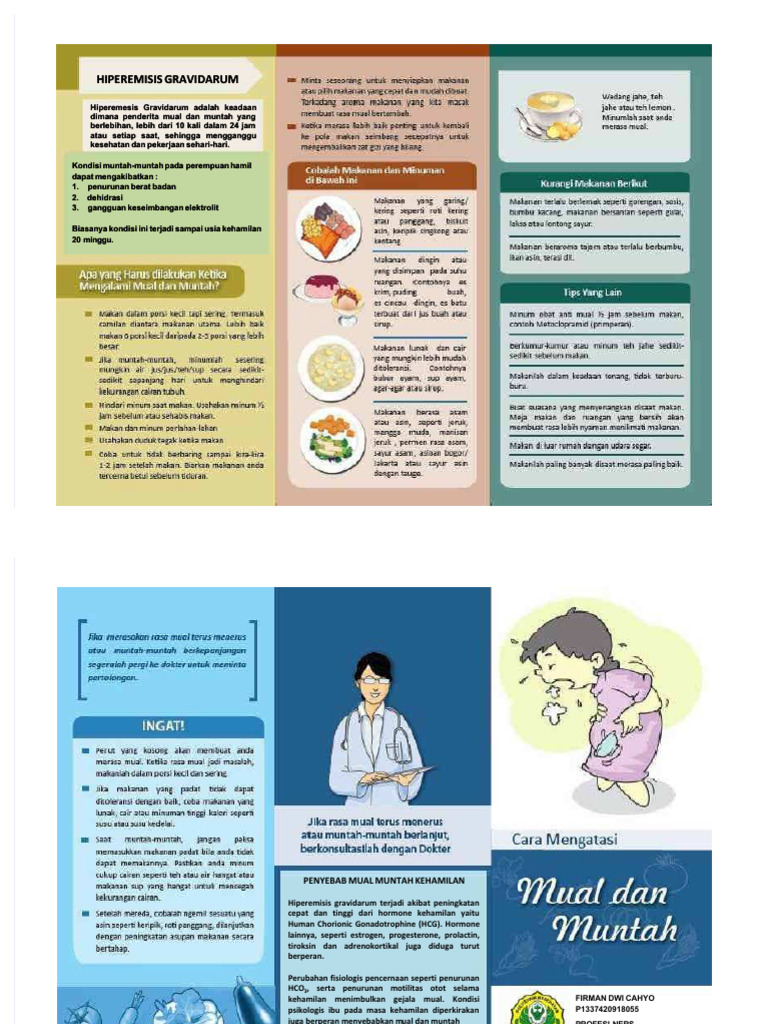 Hiperemesis Gravidarum: Gejala dan Penyebab | PDF