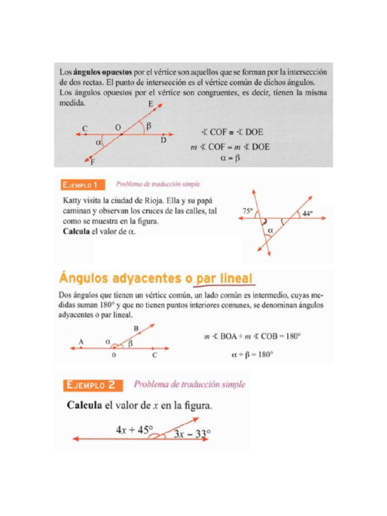 Ángulos Alternos Externos: Definición y Ejemplos | PDF