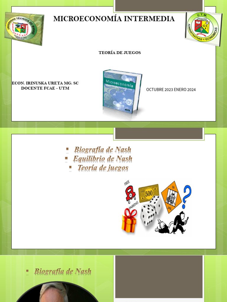 Teoría de Juegos, Equilibrio de Nash | PDF