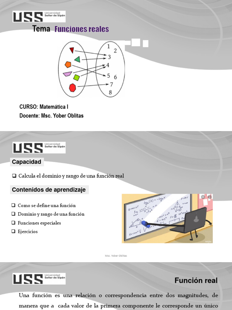 Clase 15 - Funciones Reales | PDF | Función (Matemáticas) | Número Real