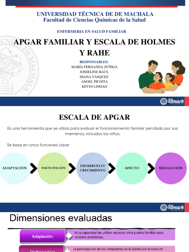 Apgar Familiar y Escala de Holmes y Rahe | PDF