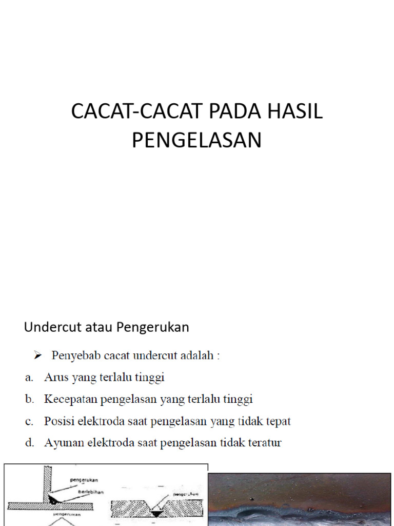 Cacat Las Pada Pekerjaan Las | PDF