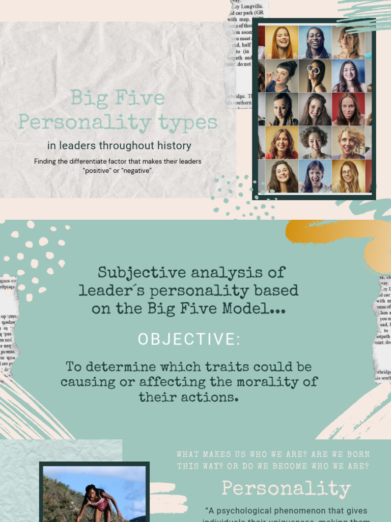 Big Five Personality Types | Download Free PDF | Psychology ...