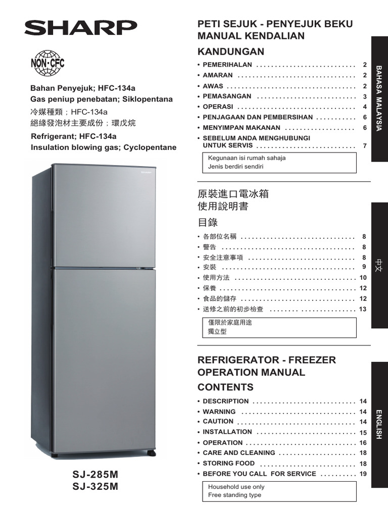 Om Sj285mss, Sj325mss | PDF