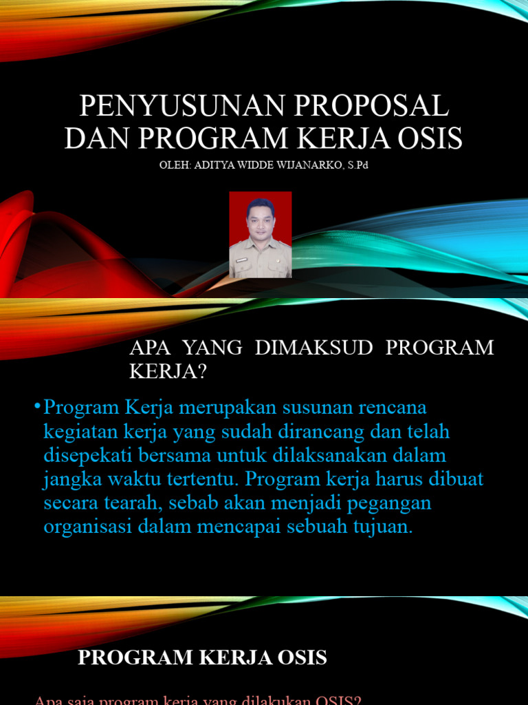 PENYUSUNAN PROPOSAL Dan PROGRAM KERJA OSIS | PDF