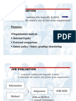 Hay & Mercer Job Evaluation Methods | PDF | Evaluation | Business