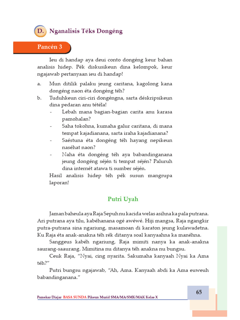 Materi Dongeng | PDF