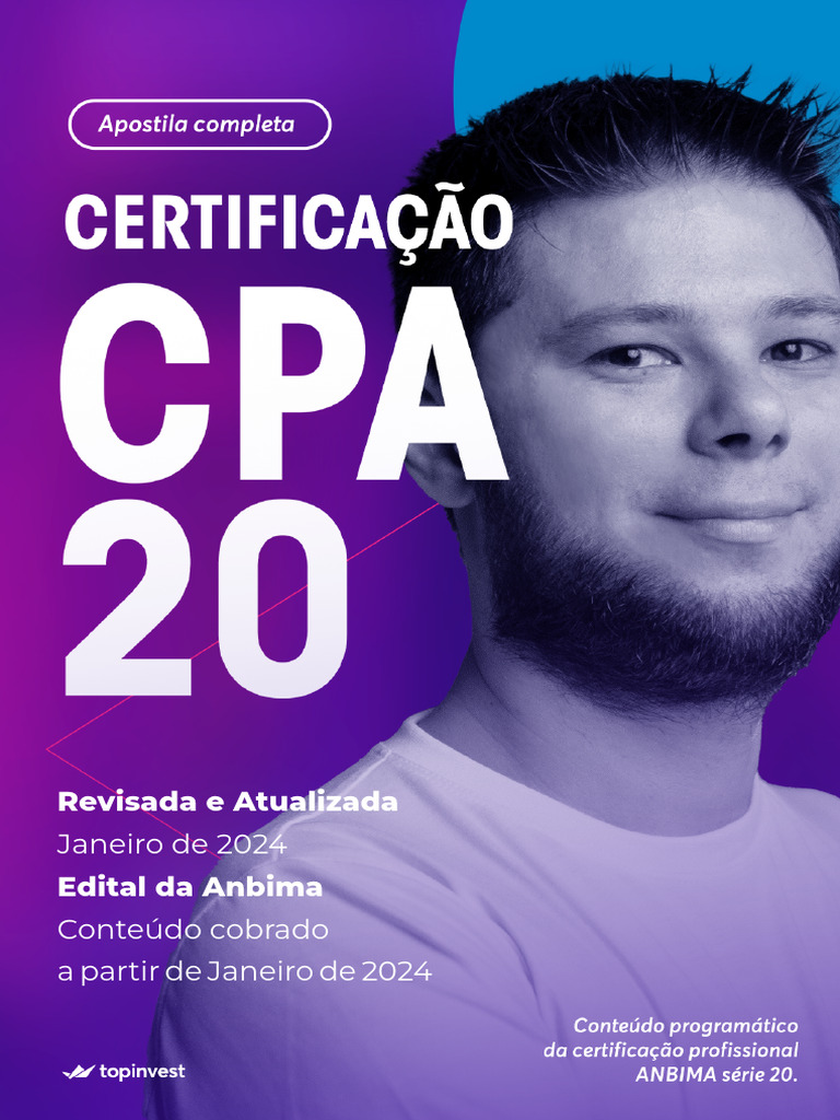 Apostila TopInvest CPA 20 Da Anbima 2 | PDF | Juros | Título corporativo