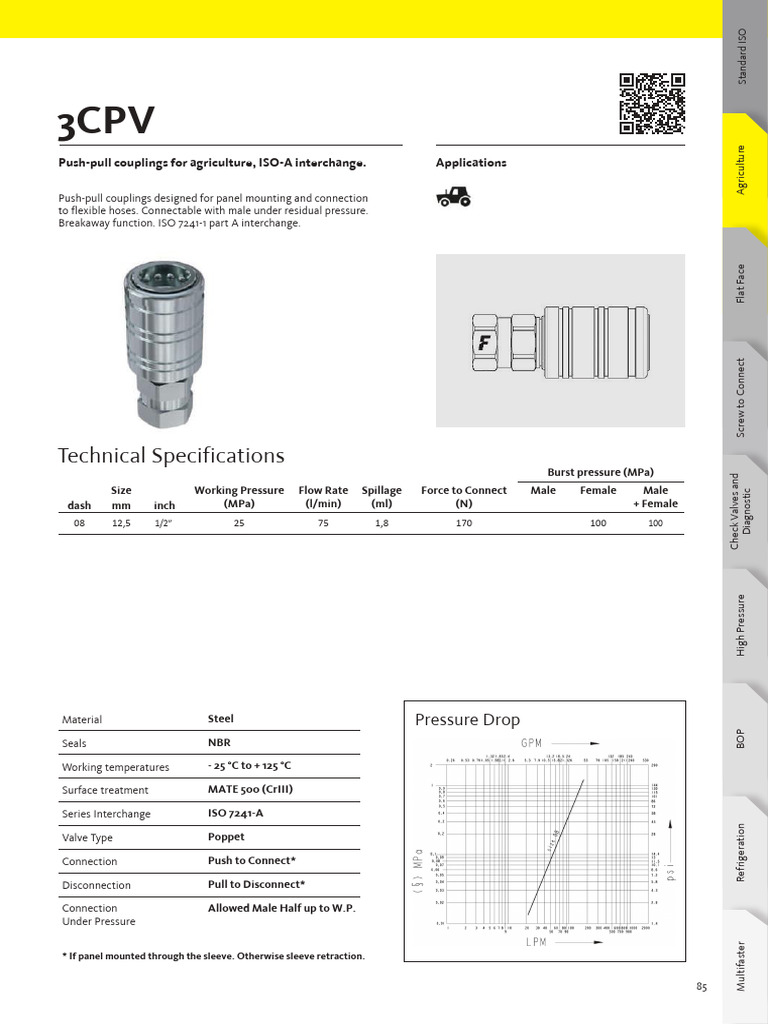 ProductSerieSheet 3CPV en | PDF | Tools | Building Engineering