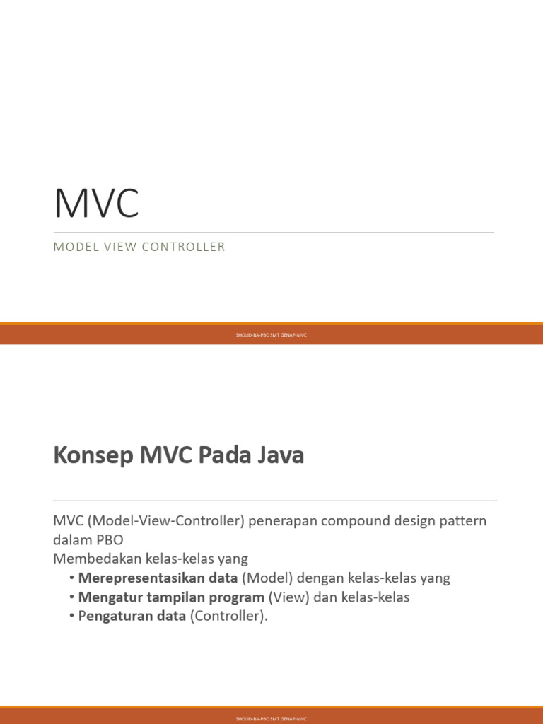Konsep MVC | PDF | Komputer