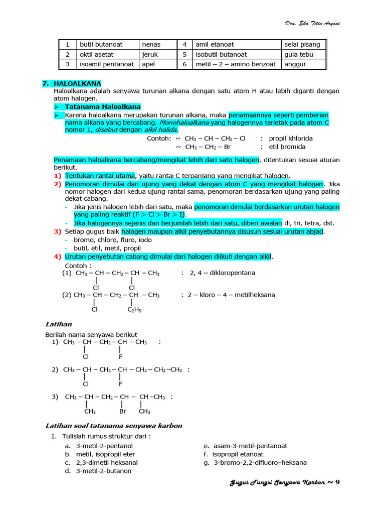 Haloalkana, Isomer | PDF