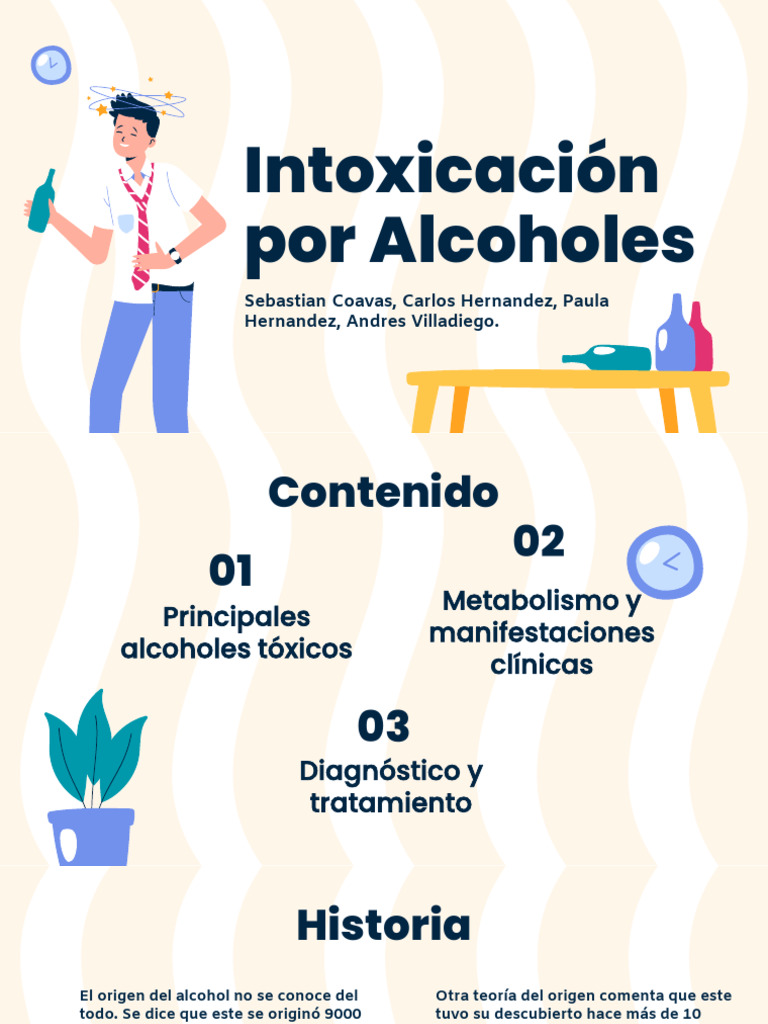 Intoxicacion Por Alcohol | PDF | Metanol | Etanol
