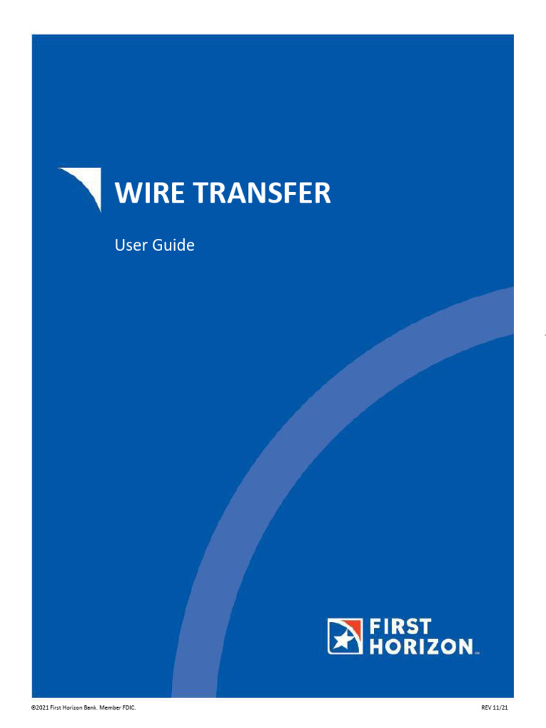 Wire Transfer: User Guide | PDF