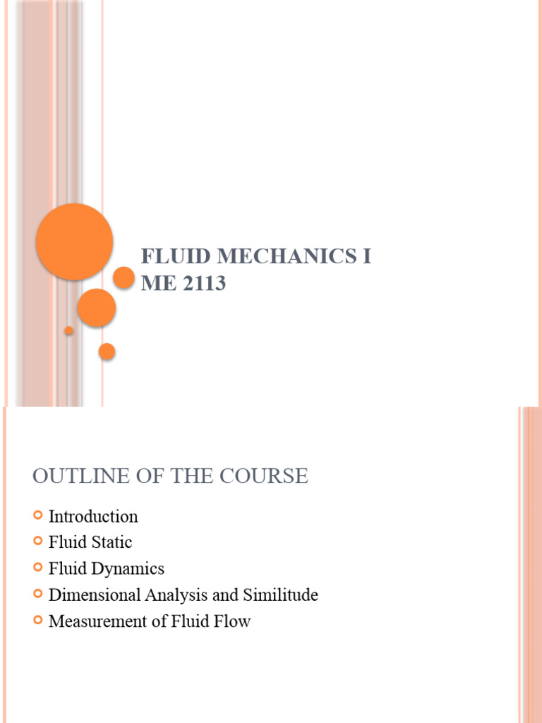 Lec 1 - 2 Fluid Mechanics - Introduction | PDF | Fluid Dynamics | Stress (Mechanics)