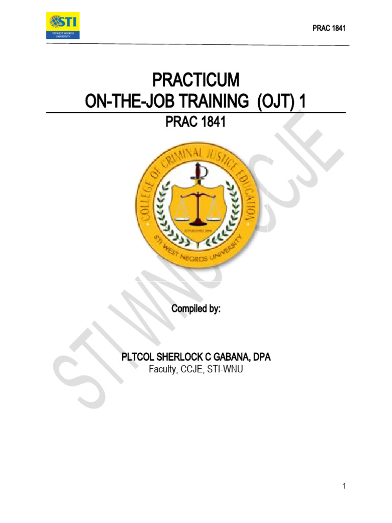 Edited PRAC 1841 FINAL Handouts | PDF | Police | Search Warrant