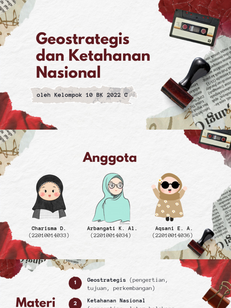 KEL 10 PKN Geostrategis Dan Ketahanan Nasional B 2022C | PDF