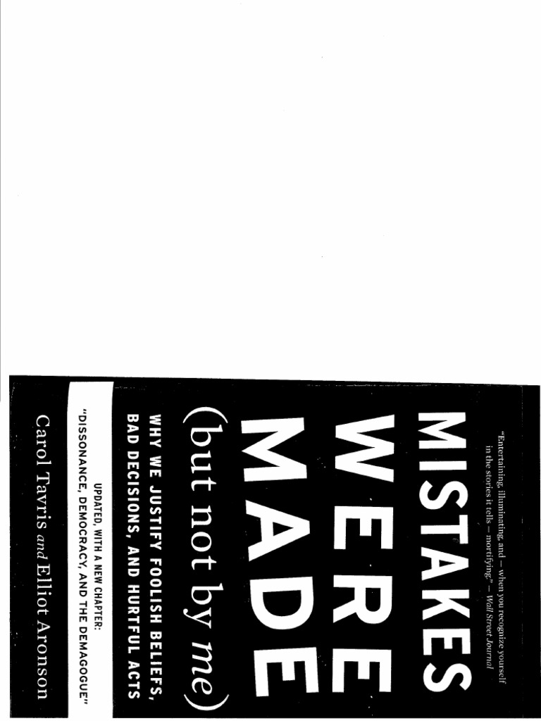 Mistakes Were Made - Sample | PDF
